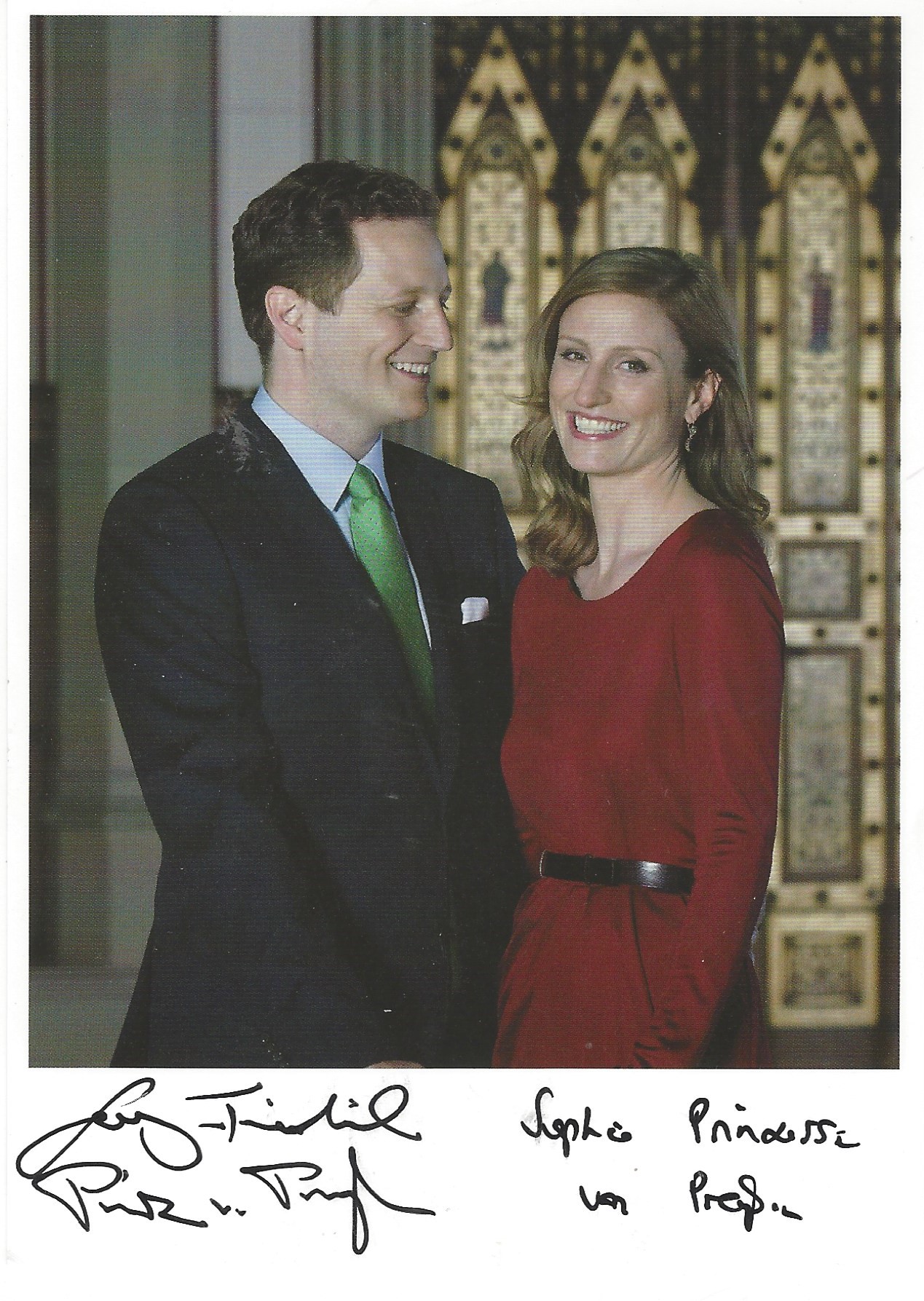 Signed Photo of The Prince and Princess of Prussia – RoyalResponses