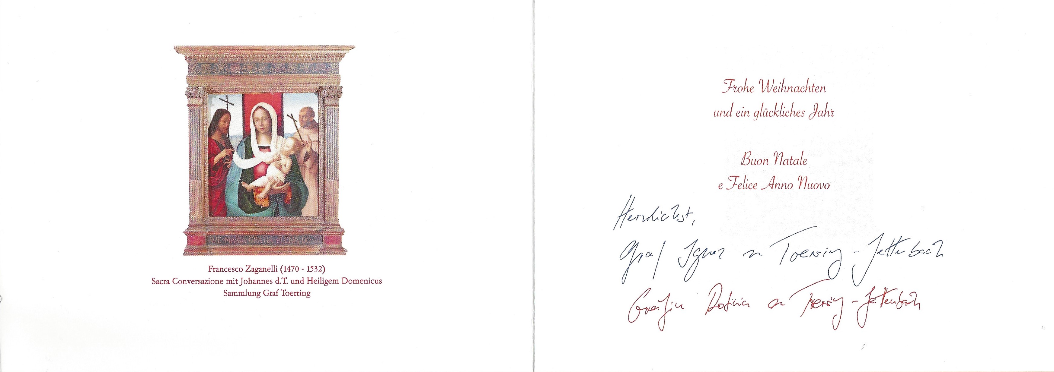 Graf Ignaz and Gräfin Robina zu Toerring Jettenbach Christmas 2020 ...