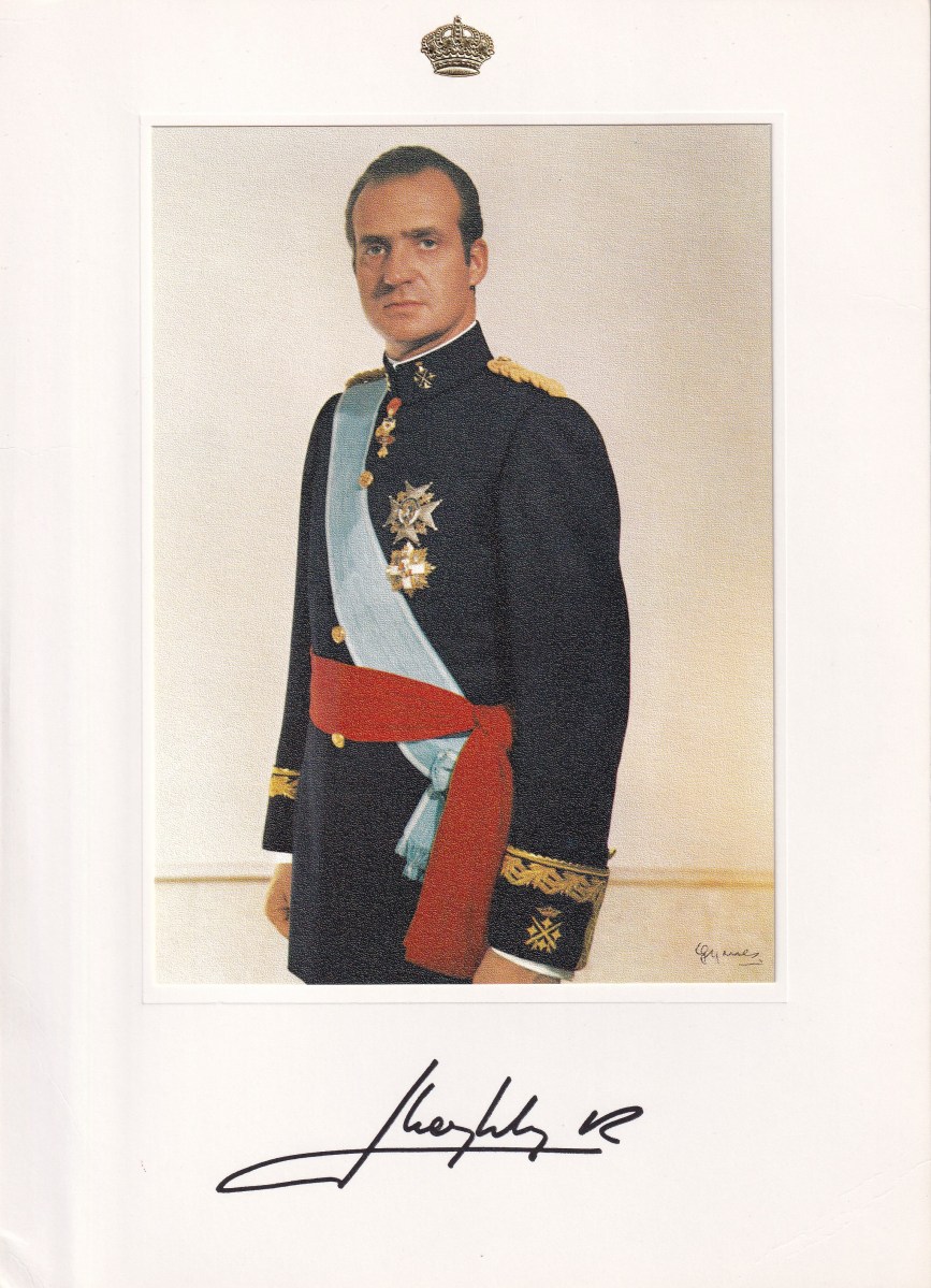 Juan Carlos I, The King of Spain Portrait 1989 – RoyalResponses