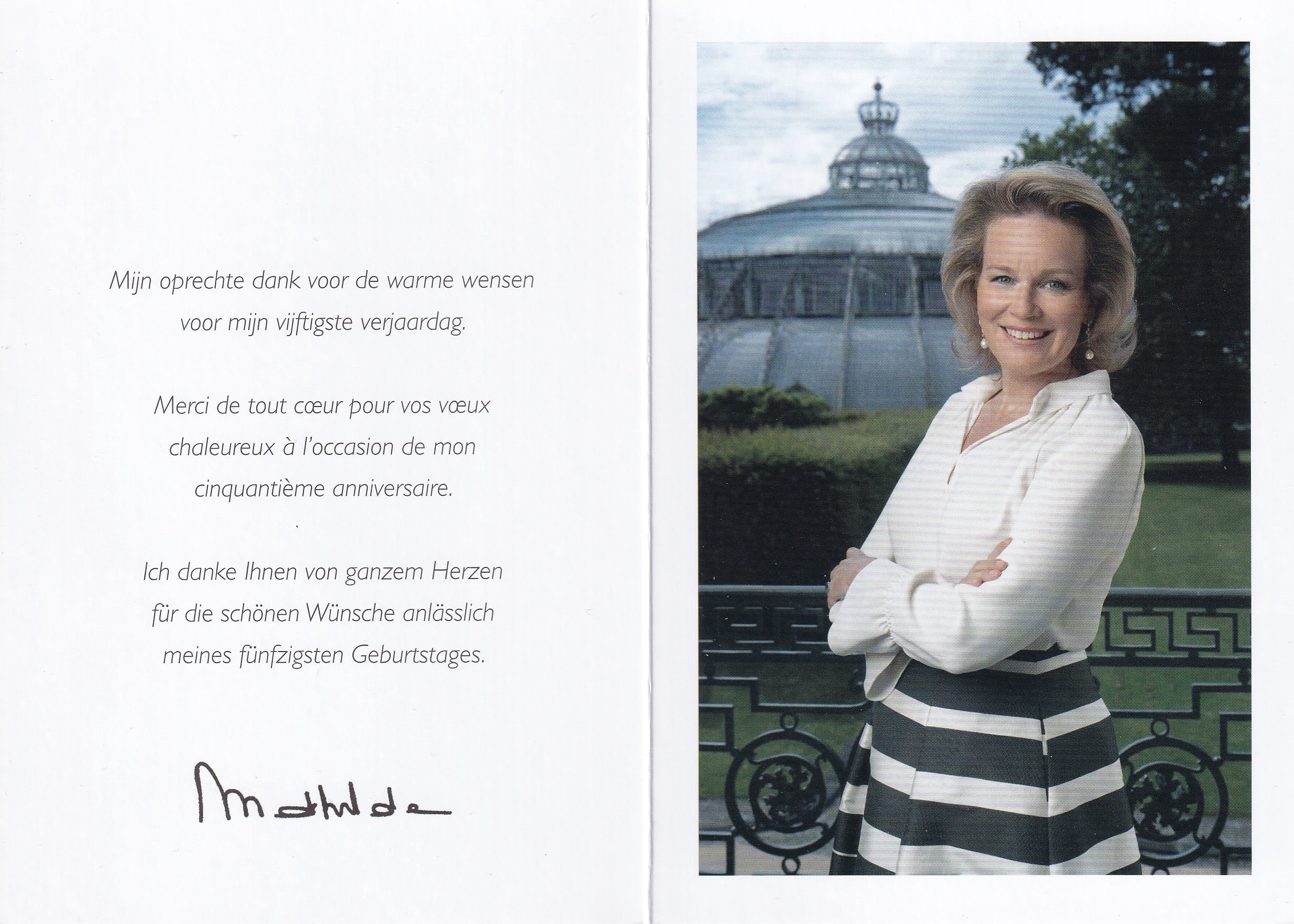 Mathilde, The Queen of The Belgians 50th Birthday – RoyalResponses