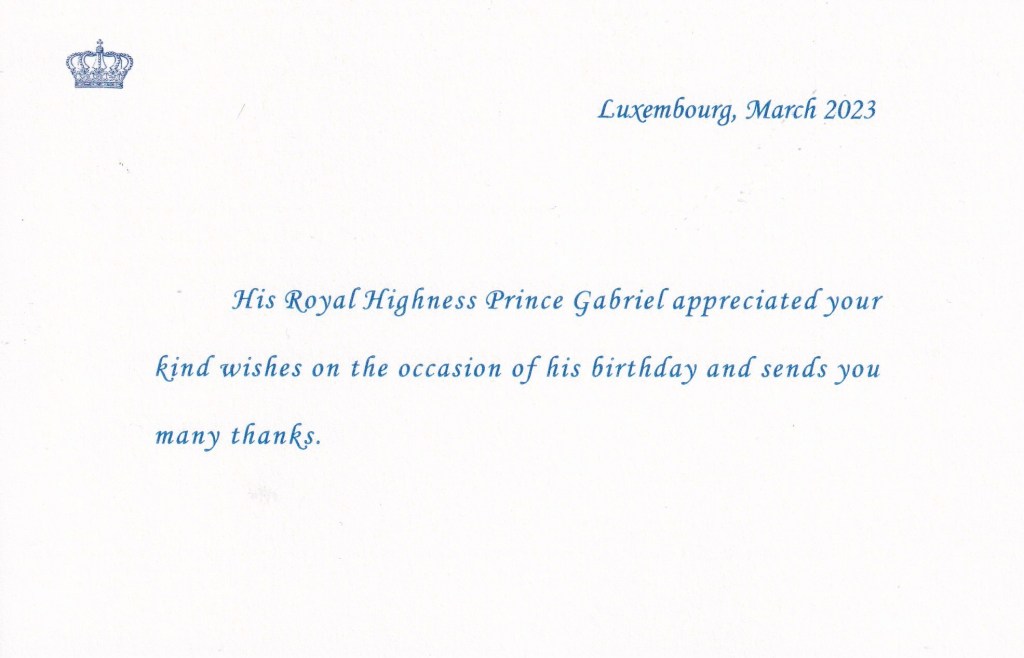 Prince Gabriel de Nassau’s 17th Birthday – RoyalResponses