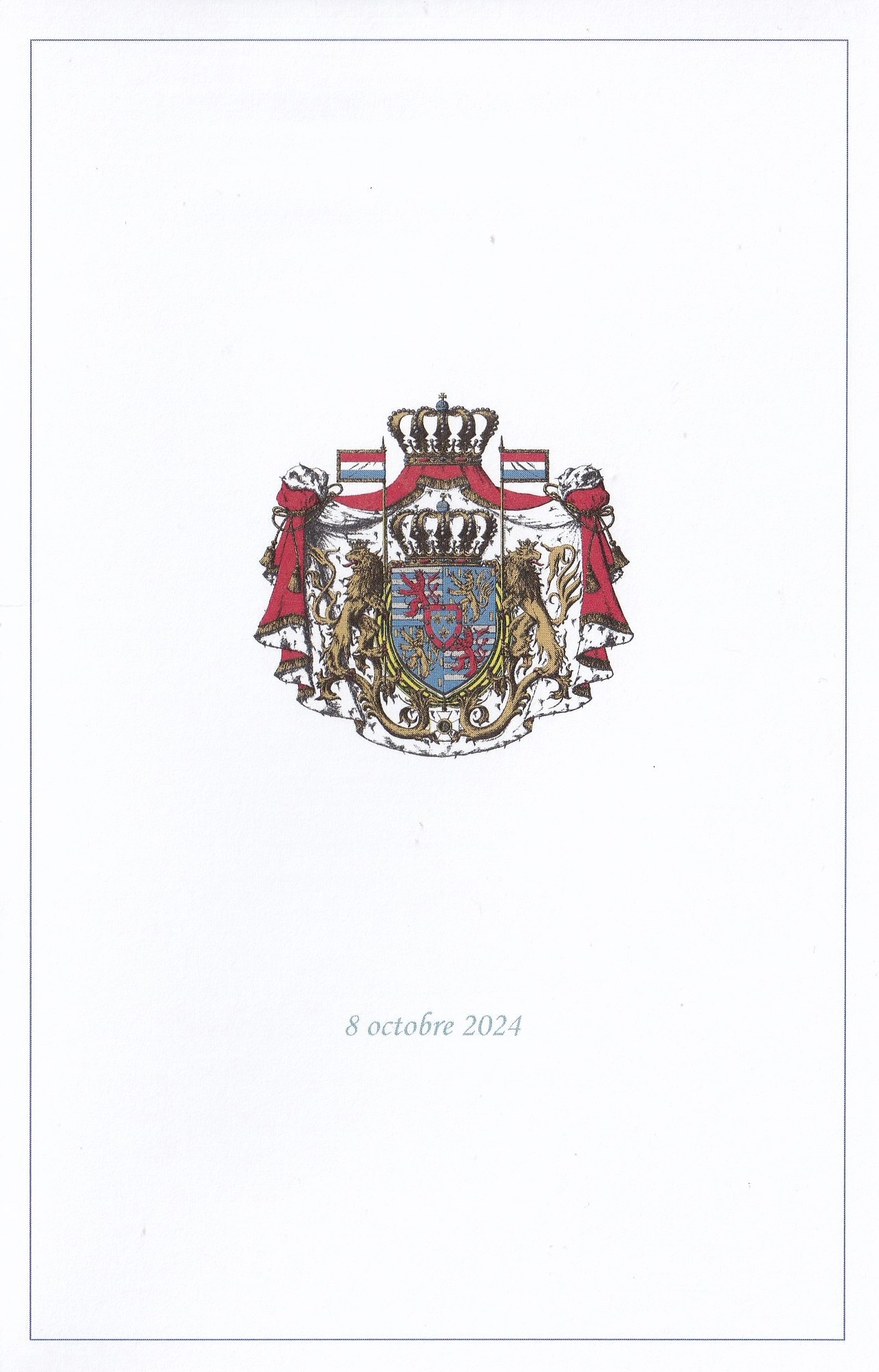 Guillaume, Hereditary Grand Duke of Luxembourg on becoming Lieutenant Representative of The ...