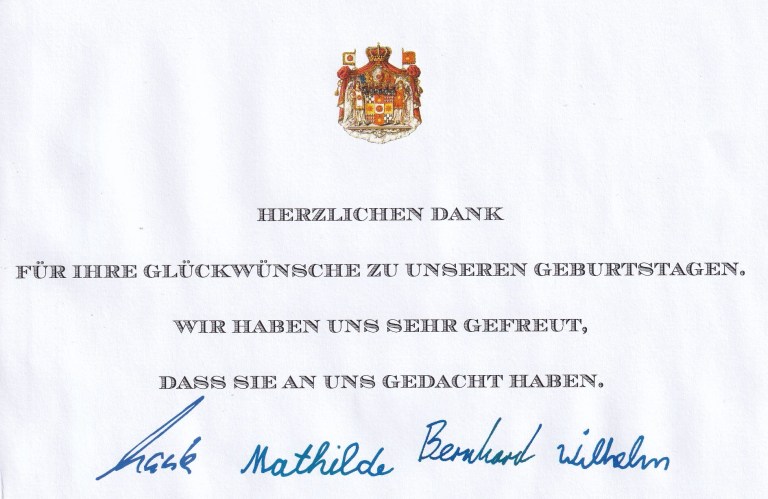 Maria, The Princess de Lippe’s 56th, Bernhard, The Hereditary Prince de ...