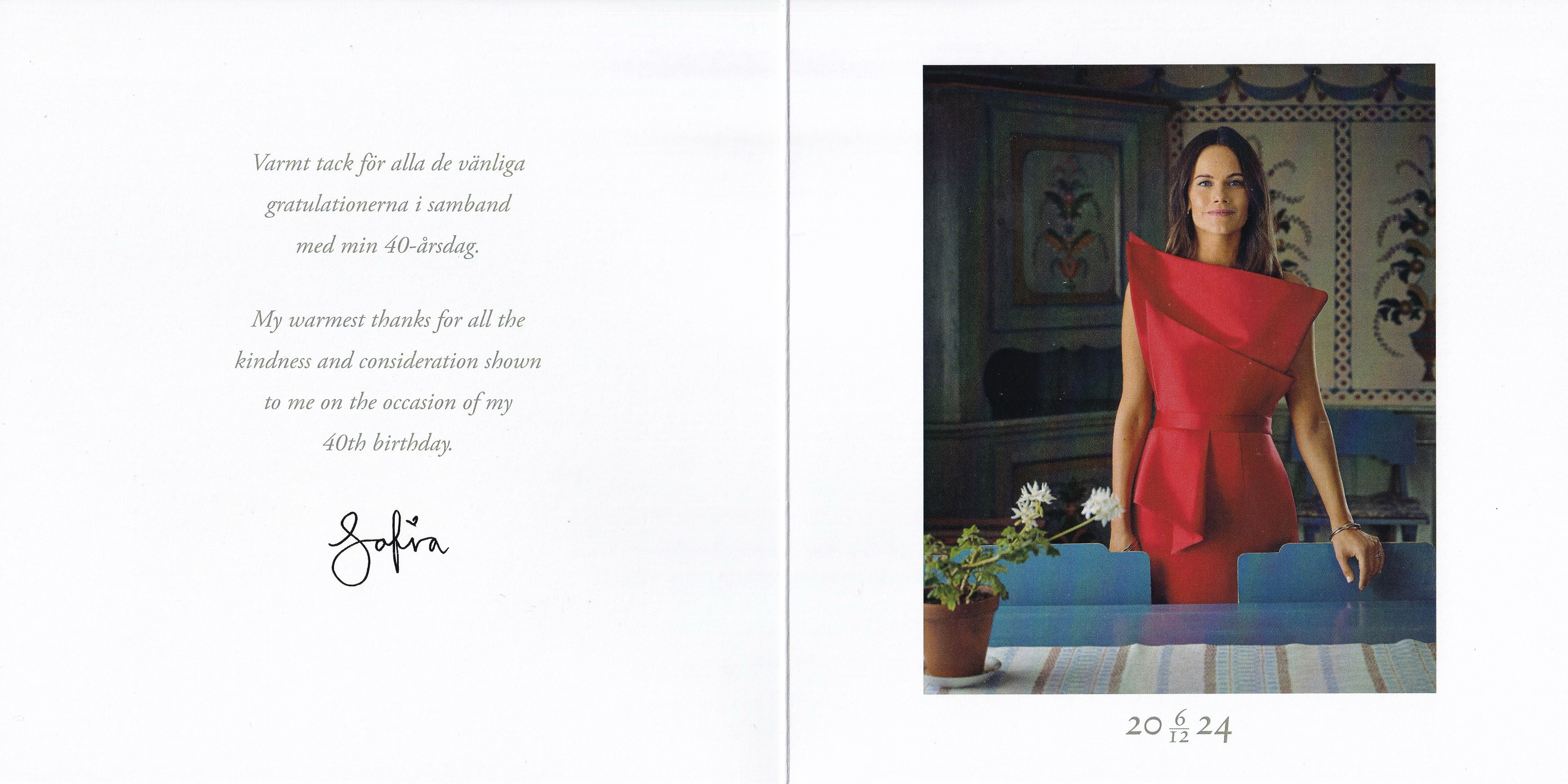 Princess Sofia of Sweden, Duchess of Värmland 40th Birthday ...
