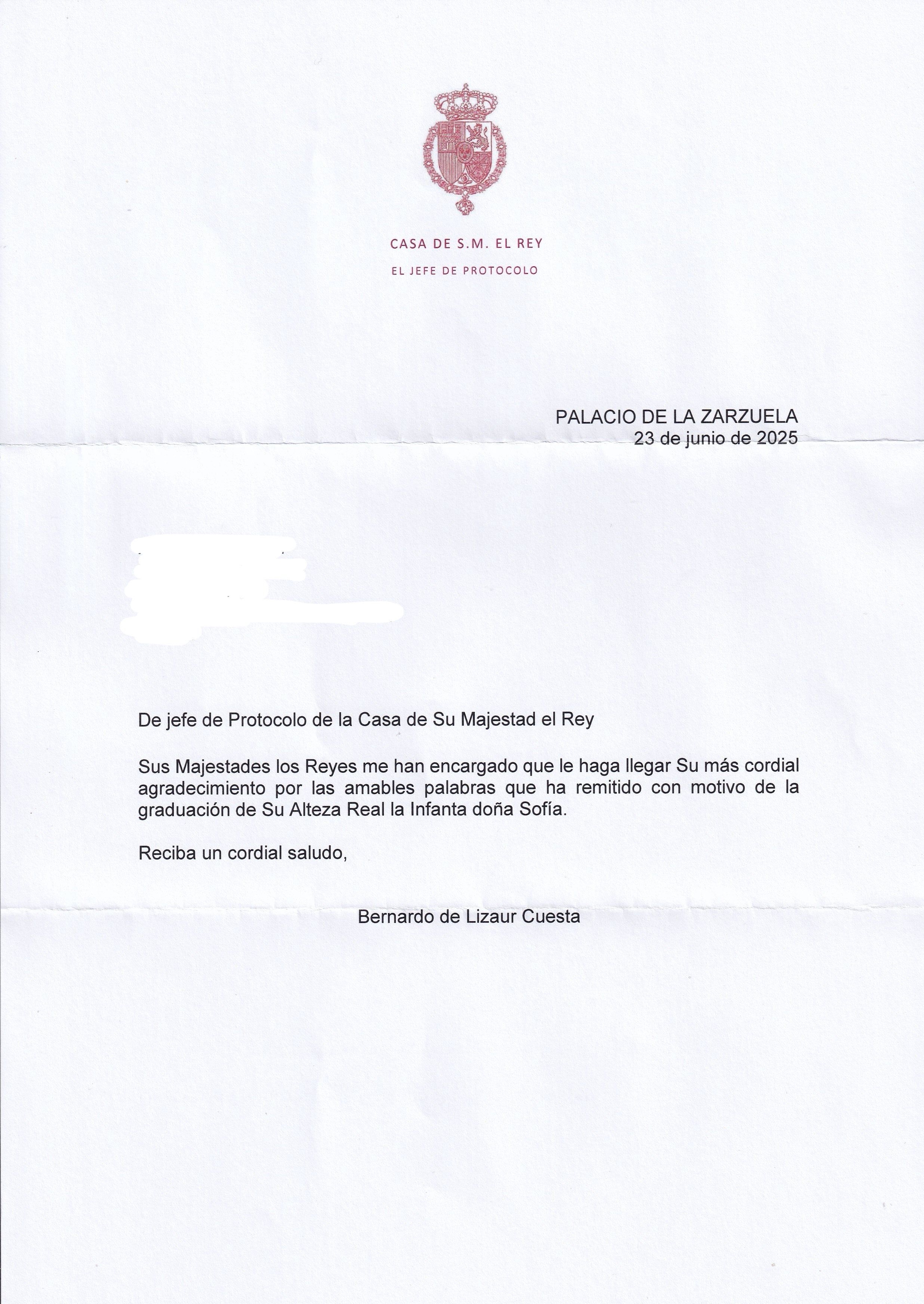Infanta Sofia of Spain Graduation – RoyalResponses