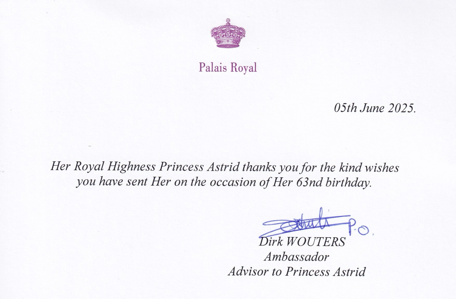 Princess Astrid of Belgium, Archduchess of Austria-Este’s 63rd Birthday ...
