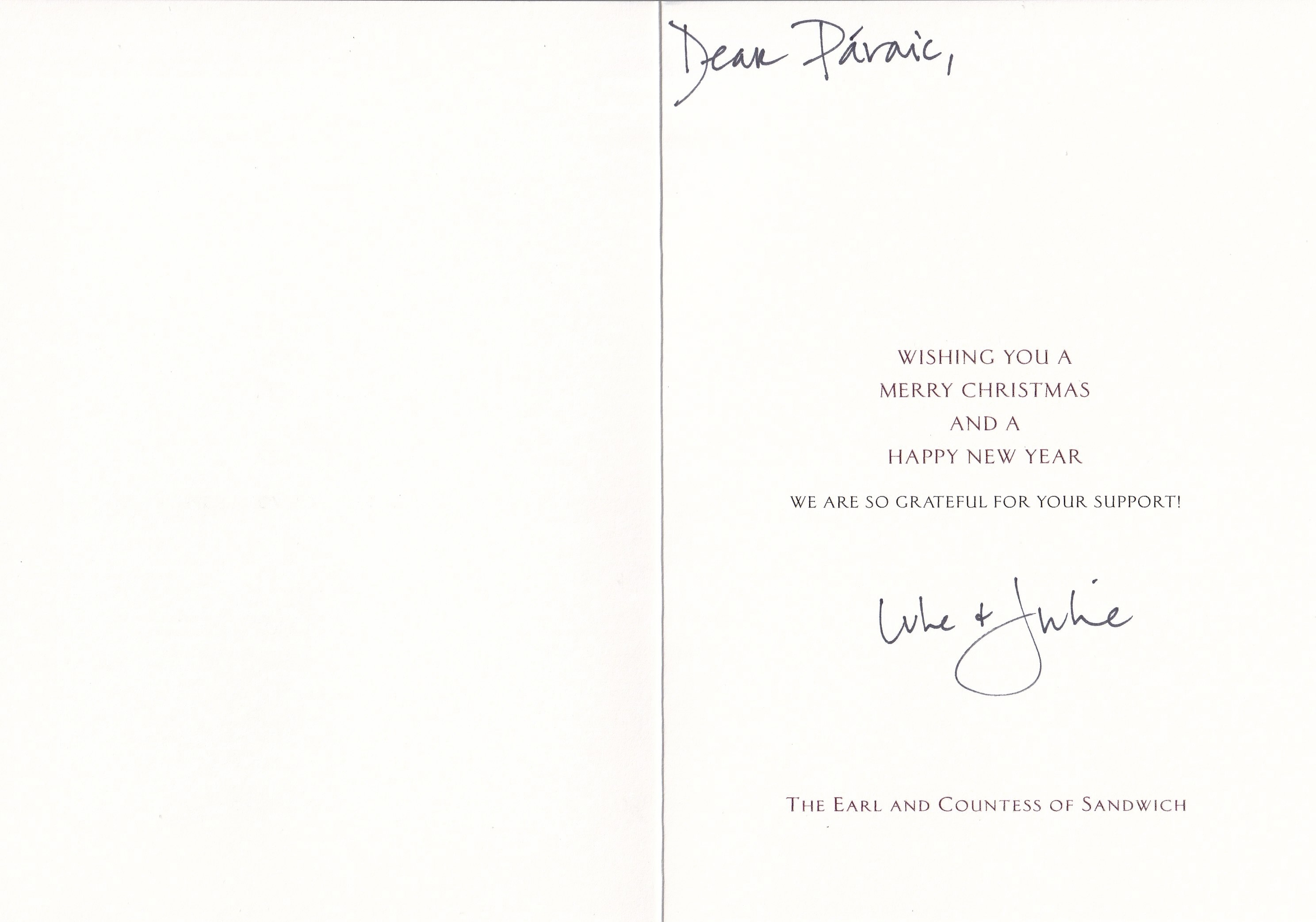 Luke and Julie Montagu, The 12th Earl and Countess of Sandwich ...