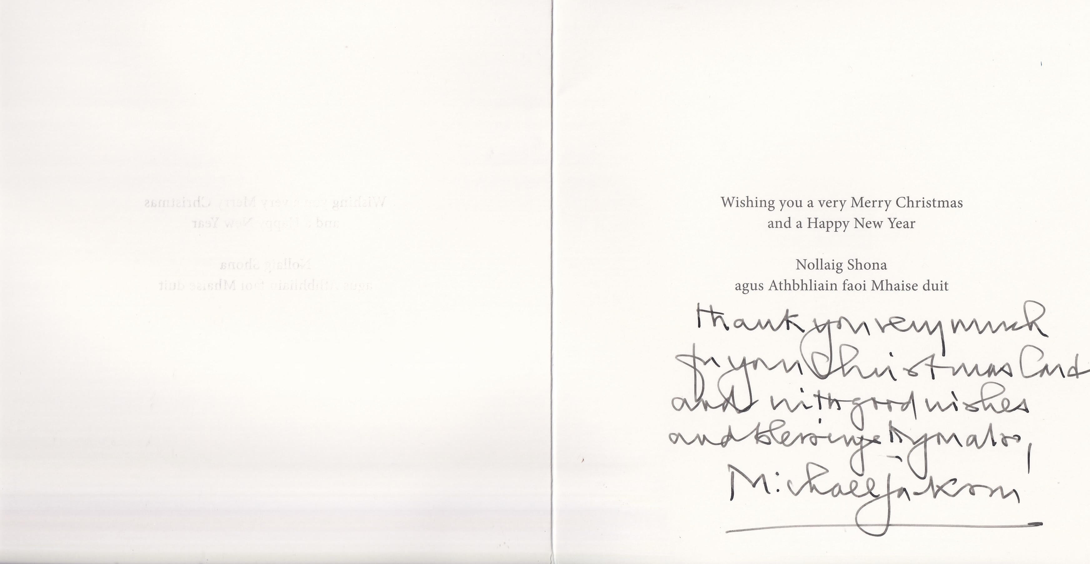Michael Jackson, The Archbishop of Dublin Christmas 2025 – RoyalResponses