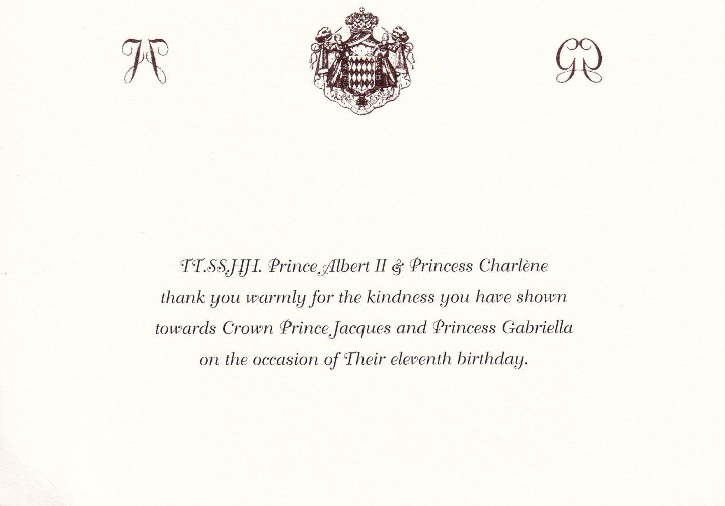 Jacques, Hereditary Prince of Monaco, Marquis of Baux and Princess ...